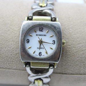 Rumours | Accessories | Vintage Rumours Watch Womens Classic Retro Bracelet Silver Gold Tone 9s ...